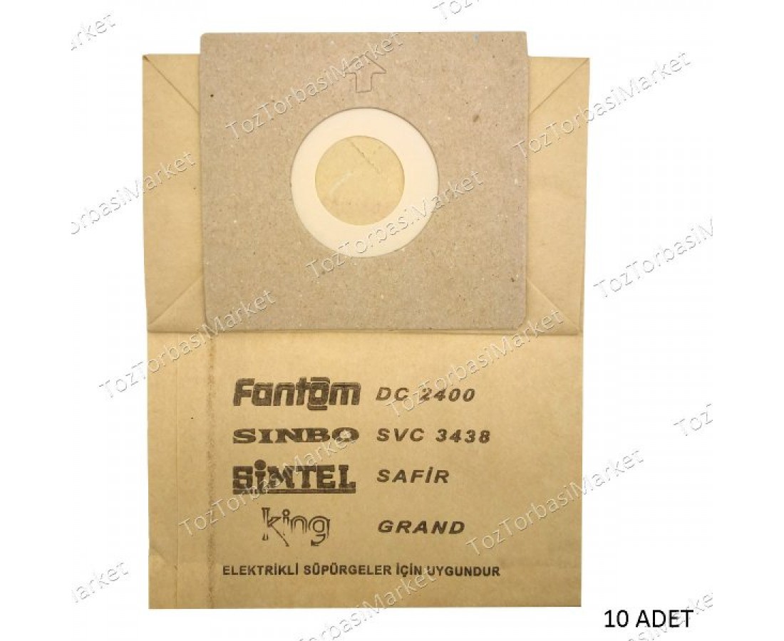 FANTOM KAGIT TOZ TORBASI 10 ADET